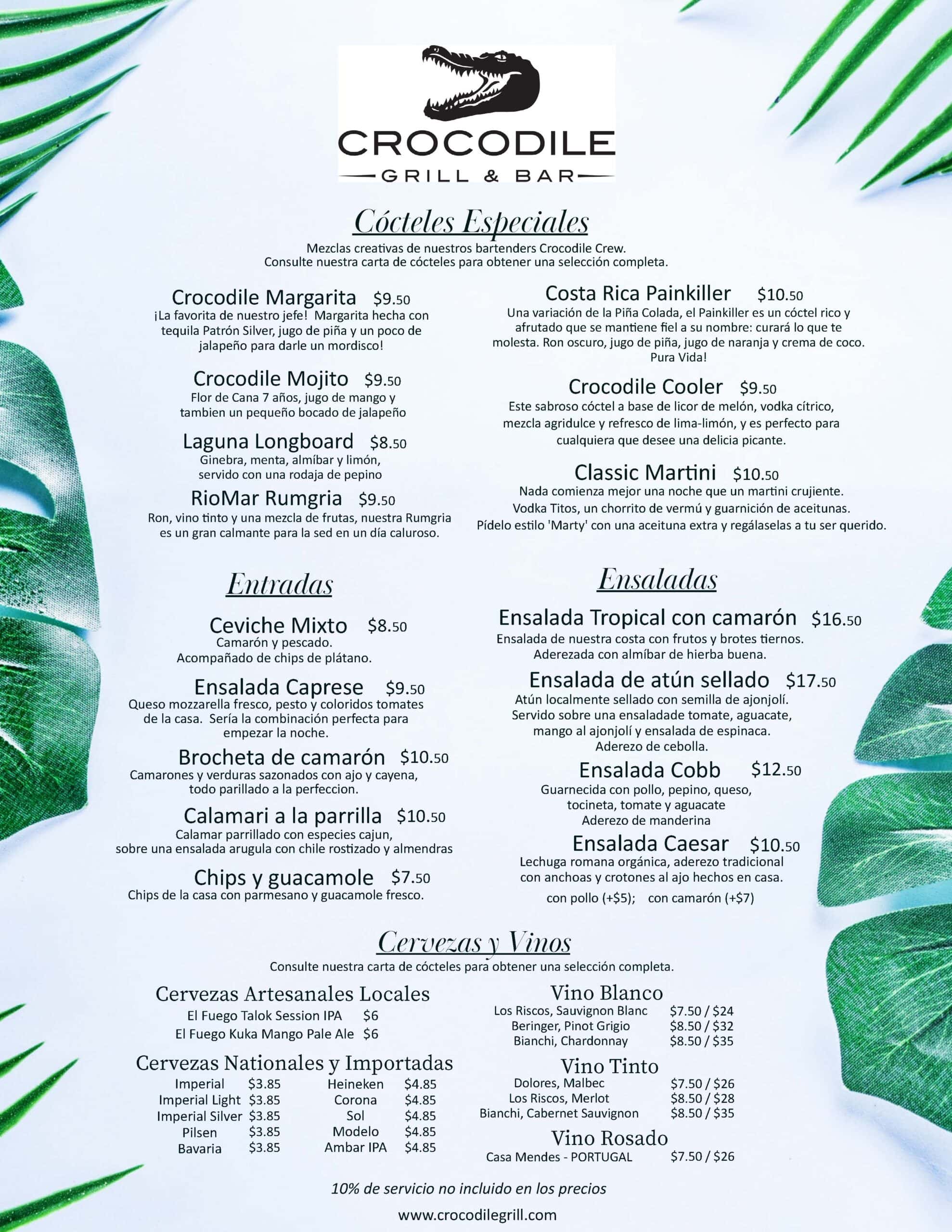 Home - Crocodile Grill & Bar